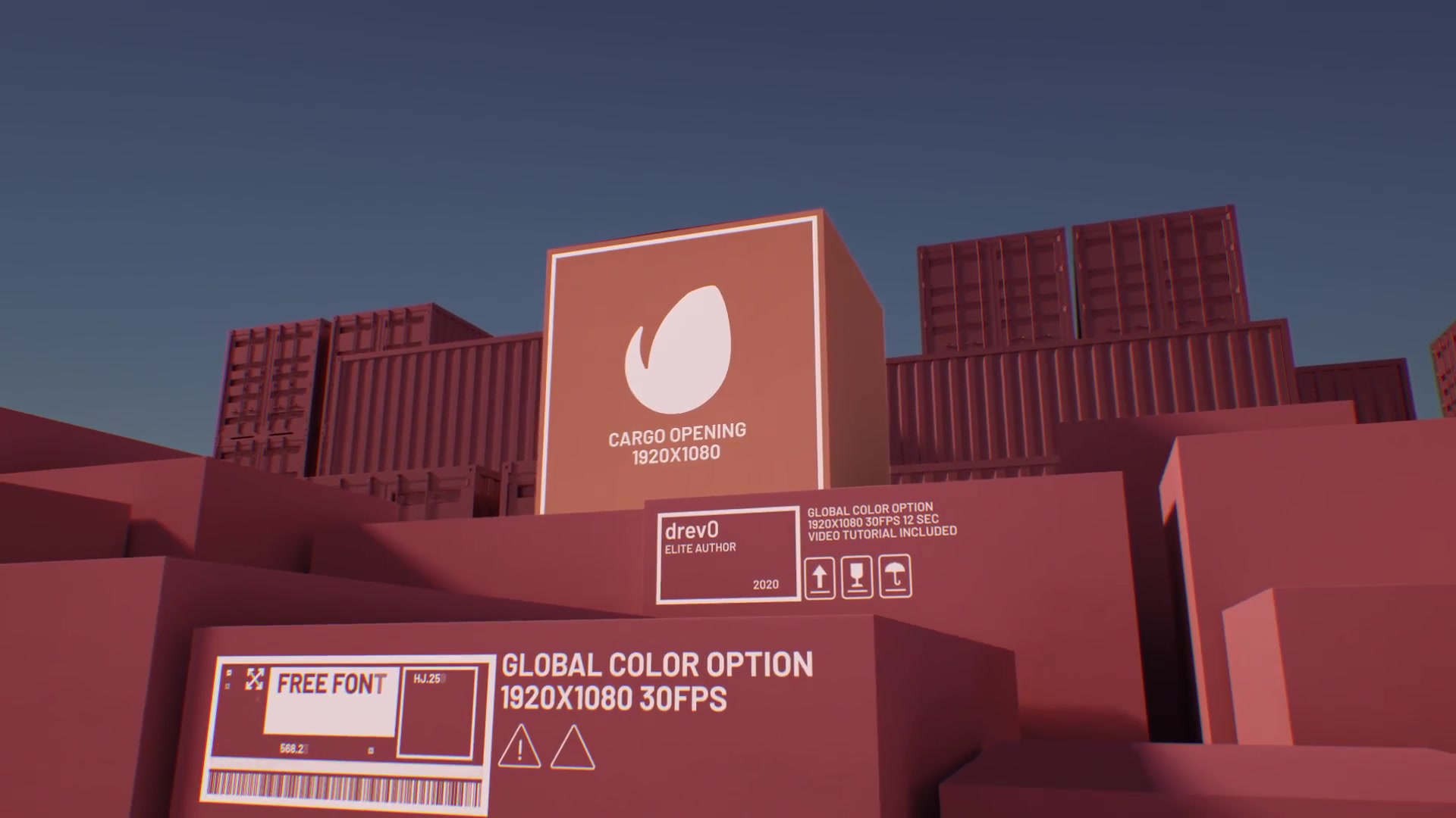 Cargo Opening/ Transportation/ Container Shipping/ Truck transportation ...