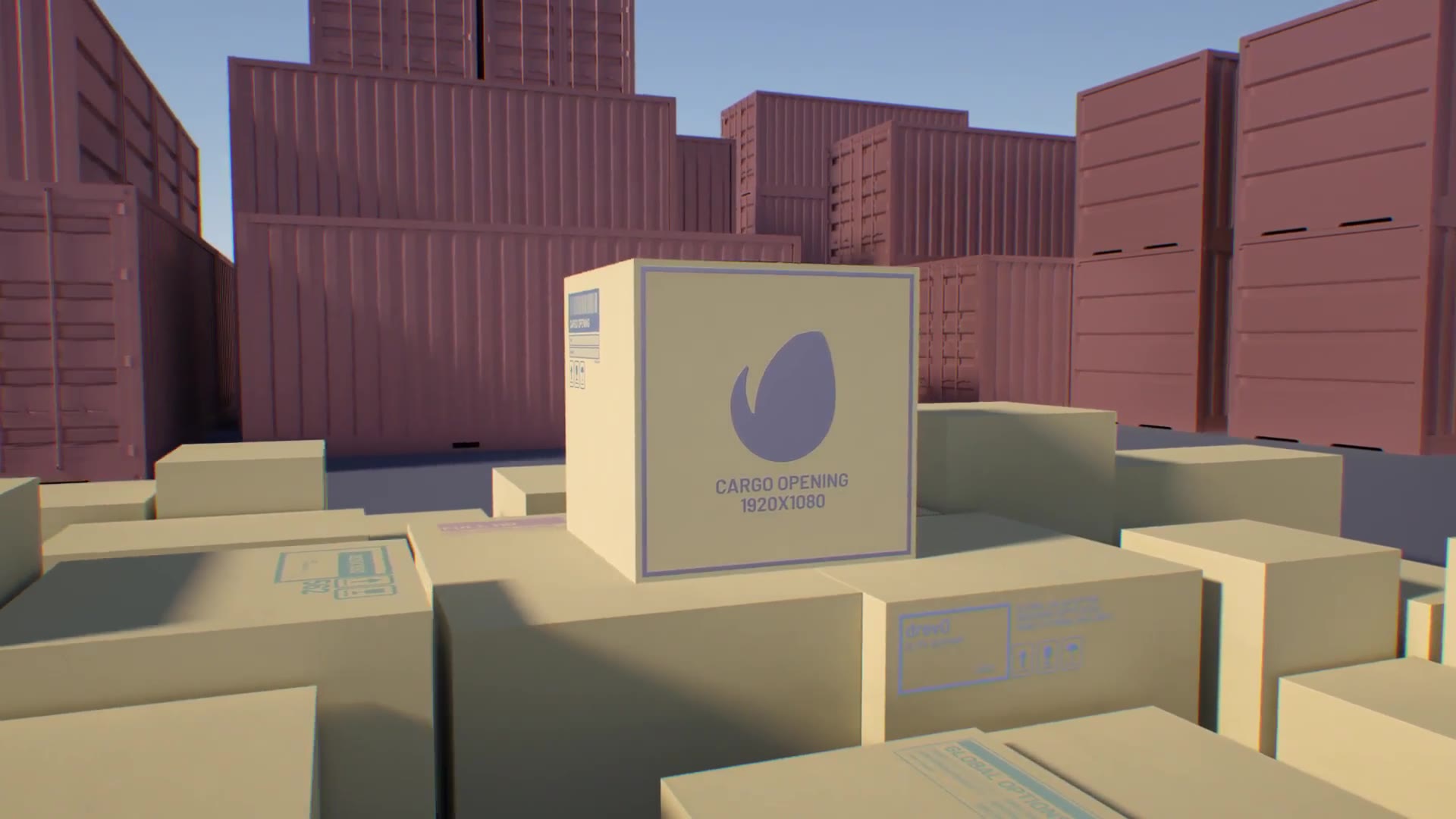 Cargo Opening/ Transportation/ Container Shipping/ Truck transportation ...