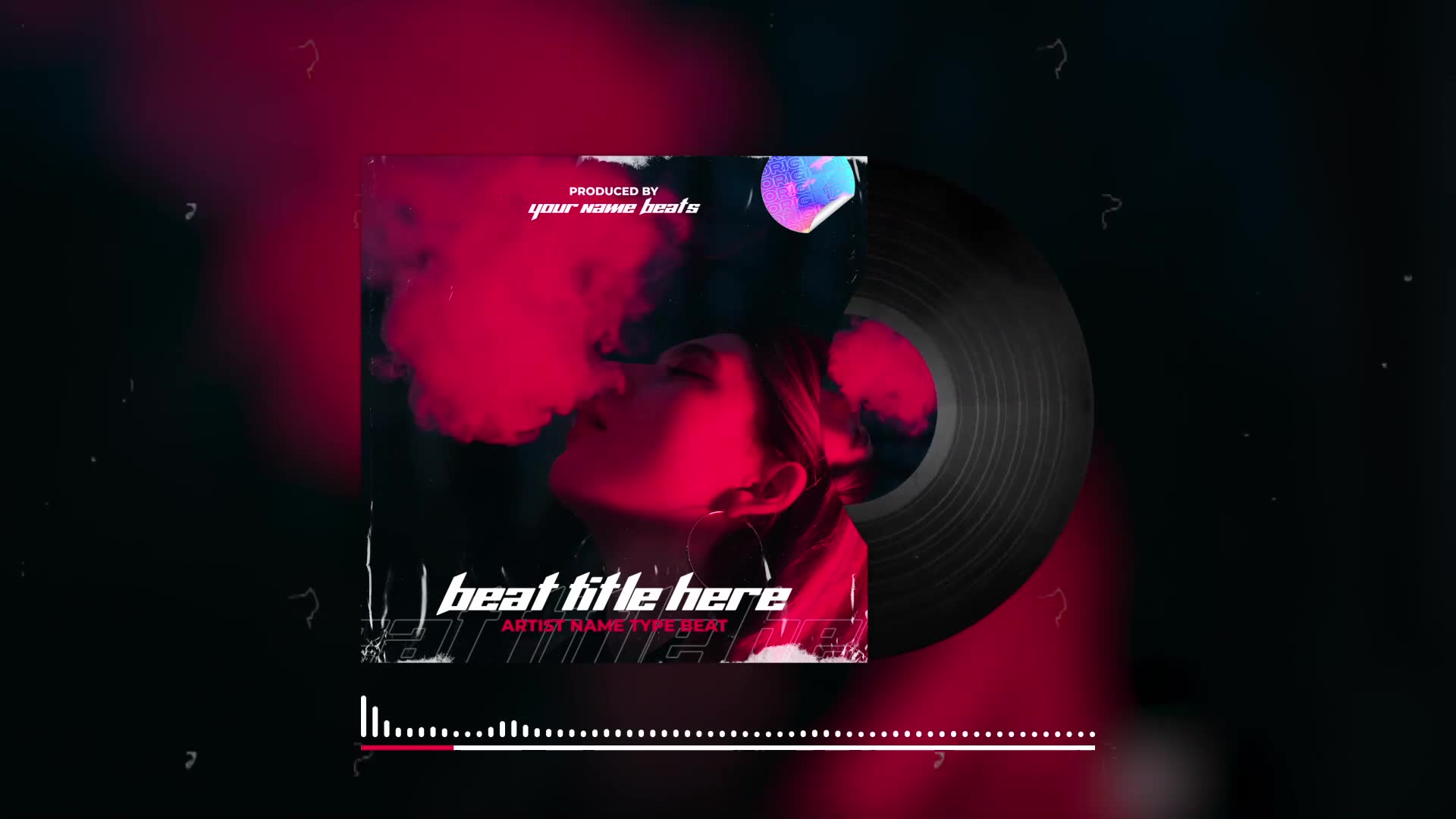 Vinyl Audio visualizer template for After Effects Videohive 31538337 ...